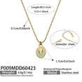 AEXTO Jewelry for Women 14K Gold Plated Dainty Star Design Pendant ...