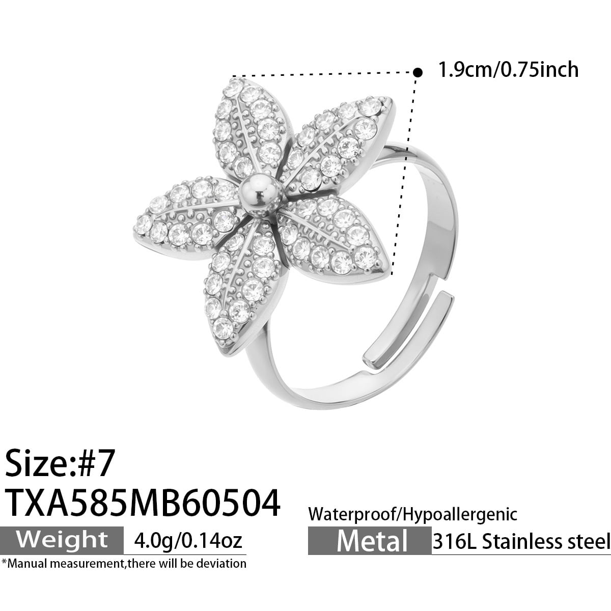 AEXTP Gold Flower CZ Necklaces for Women-Pendant Gold Necklaces ...