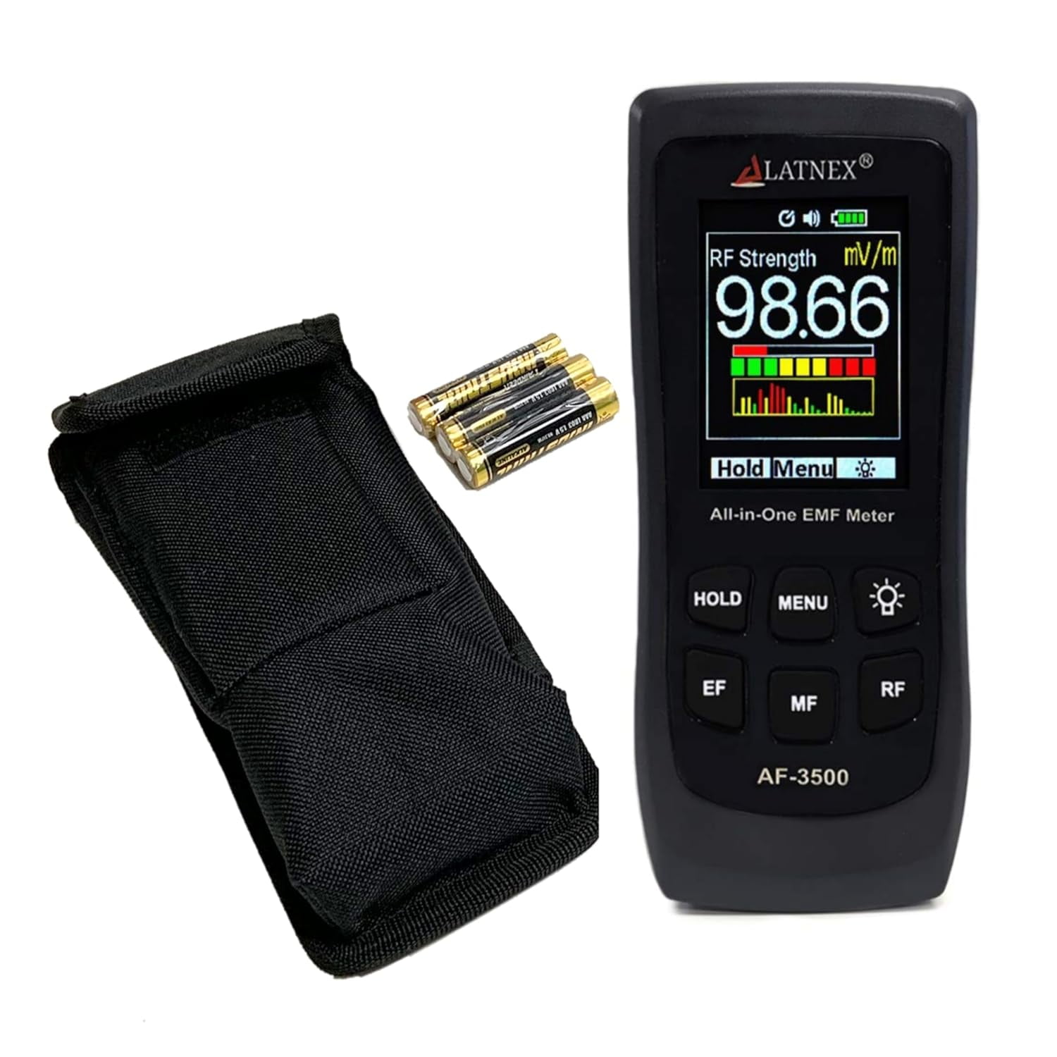 AF-3500 EMF Meter RF Detector and Reader with Calibration Certificate ...