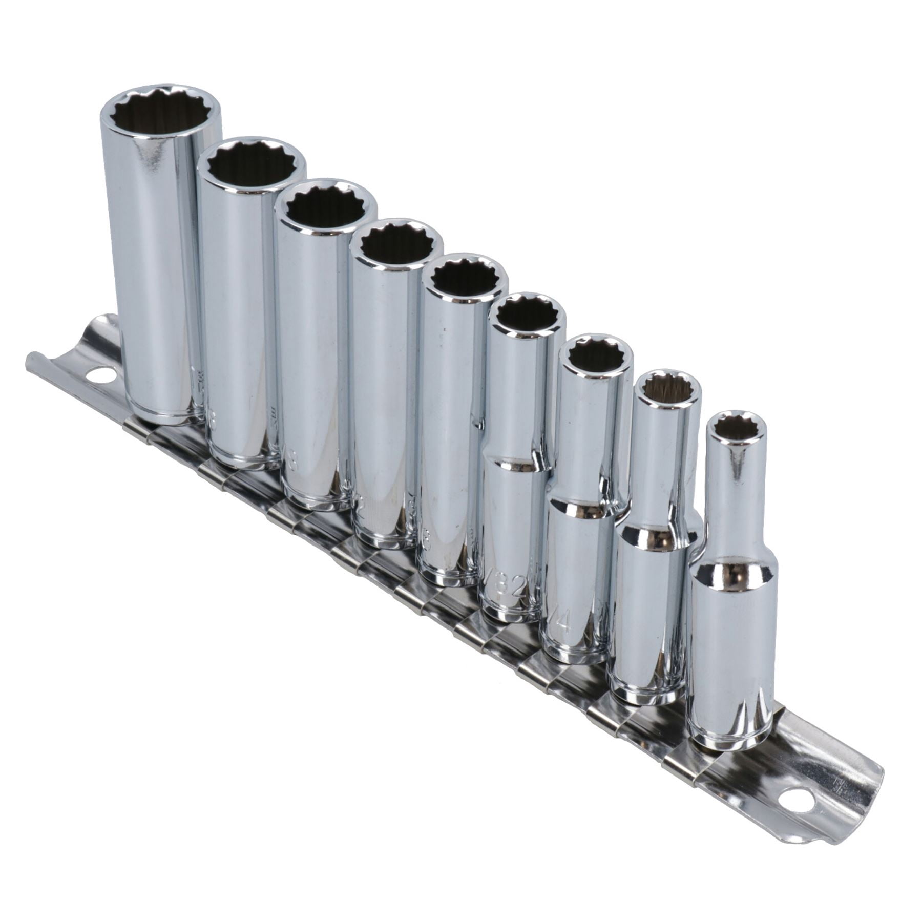 AF Deep Sockets 1/4" Drive Imperial Bi-Hex Double Deep 9pc Set - Walmart.com