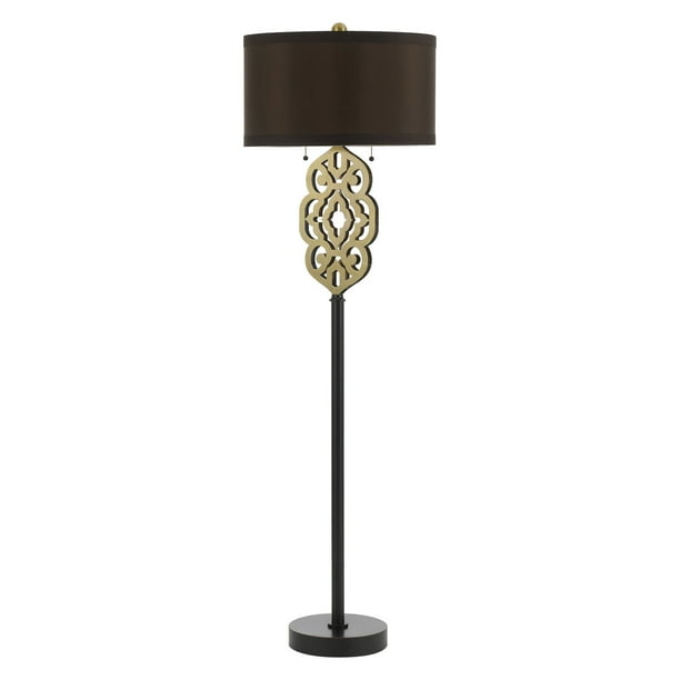 AF Lighting 8424 Floor Lamp in Satin Brass Foil - Walmart.com
