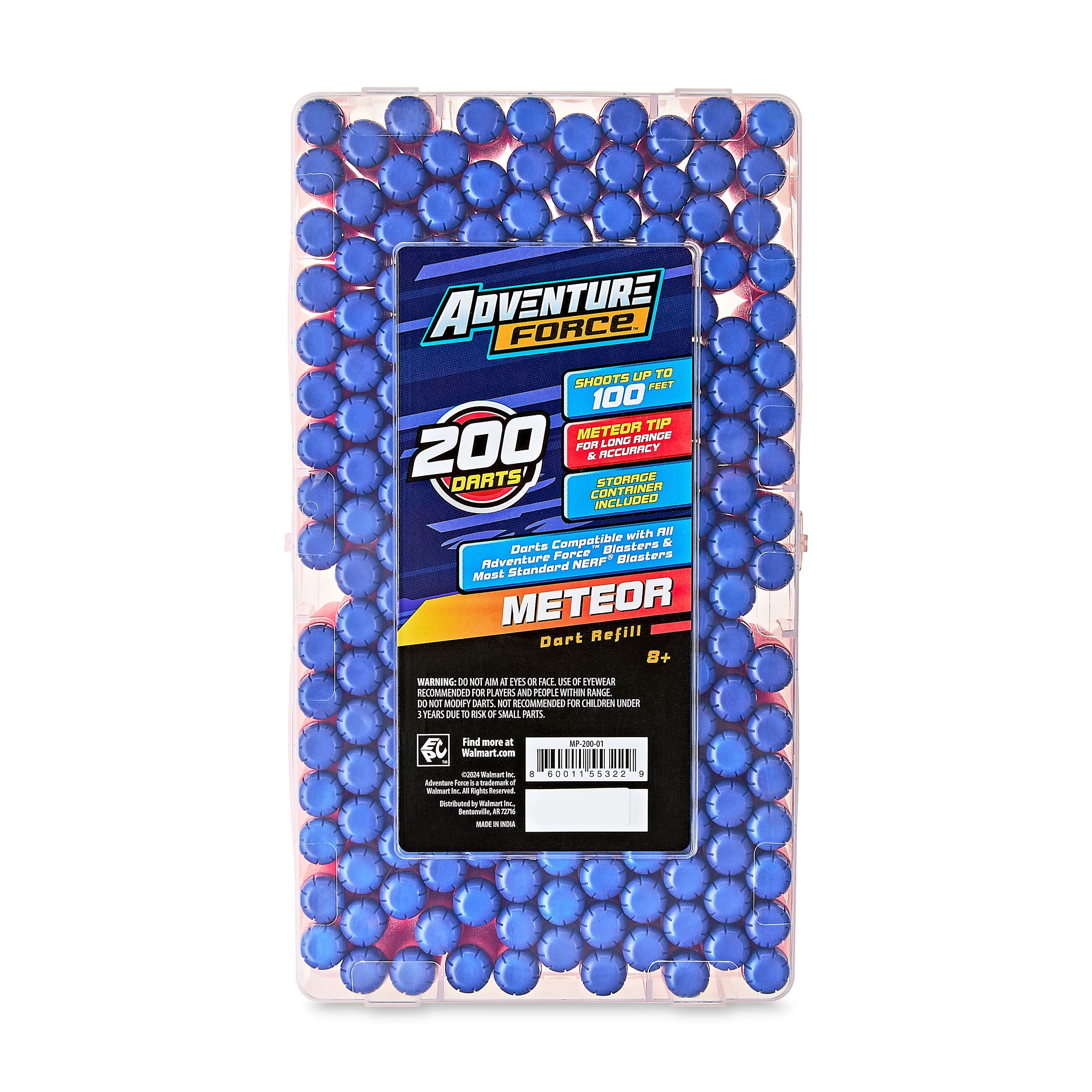 Adventure Force Meteor Darts Refill Pack 200 High-Performance Foam ...