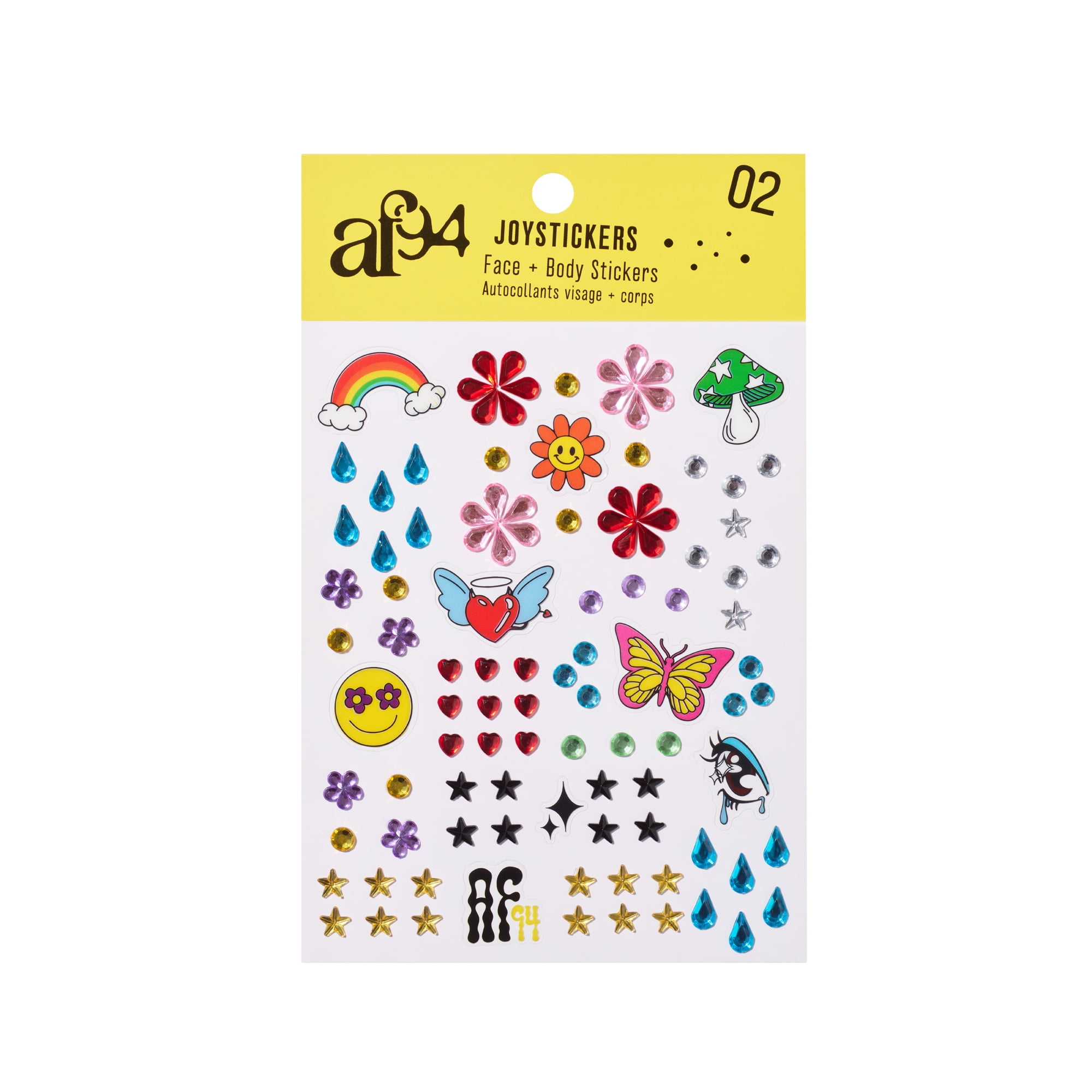 AF94 Joystickers Vol 2 Vinyl Face and Stickers Adhesive Body Art ...