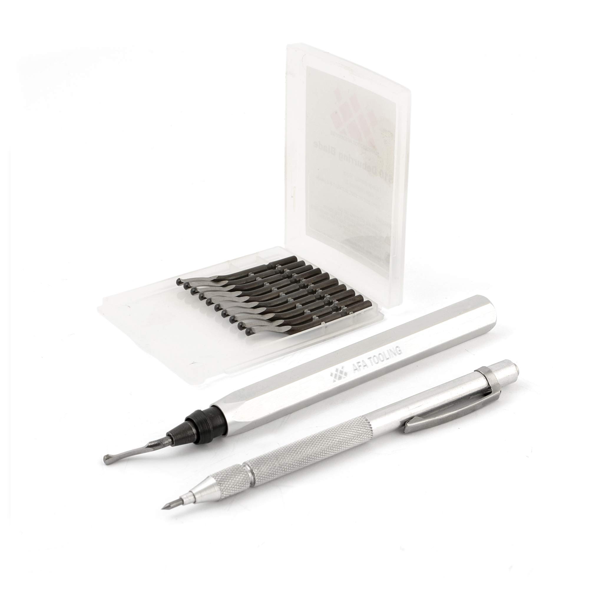 AFA Tooling - Deburring Tool with 11 High Speed Swivel Blades and ...