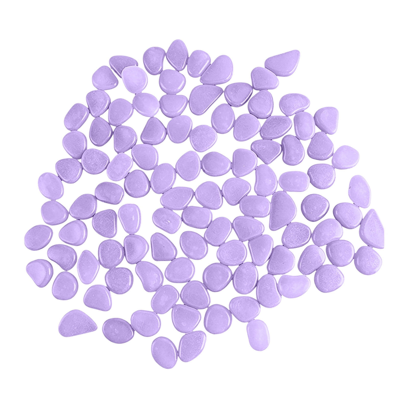 AFACUHX 100Pcs Outdoor Luminous Stones with Smooth Surface Long-Lasting ...