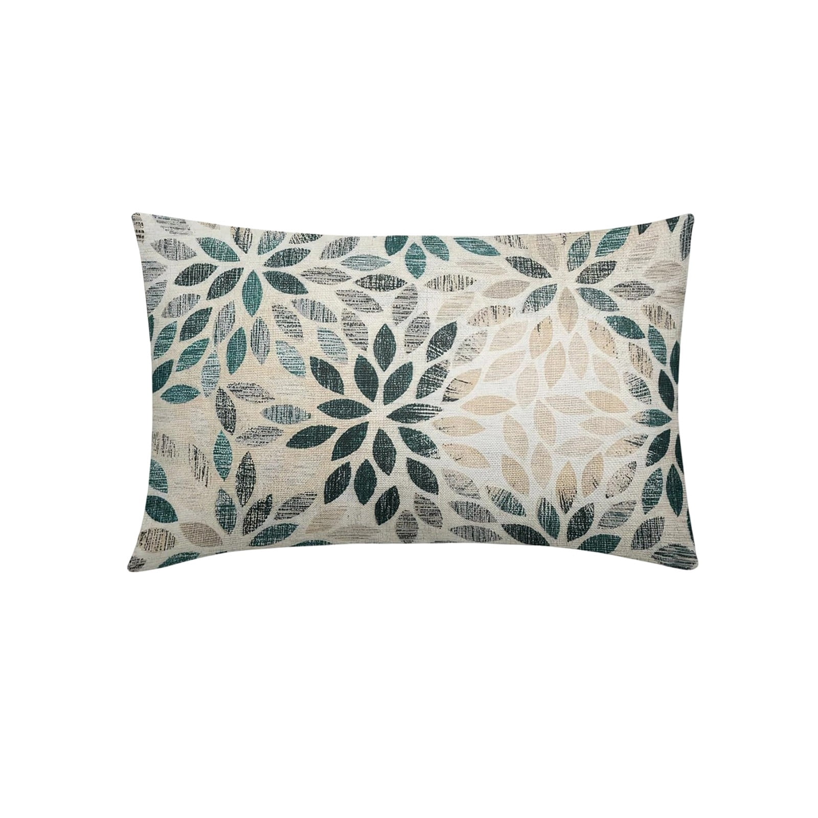 AFACUHX 1PC Elegant Spring Floral Lumbar Pillow Covers Double-Sided ...