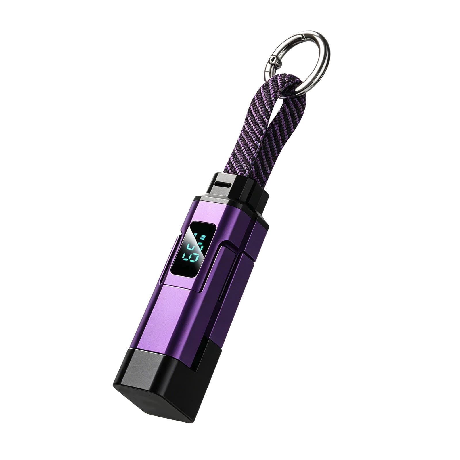 AFACUHX 1PC Portable 4-In-1 Digital Display Keychain Short USB-C Data ...