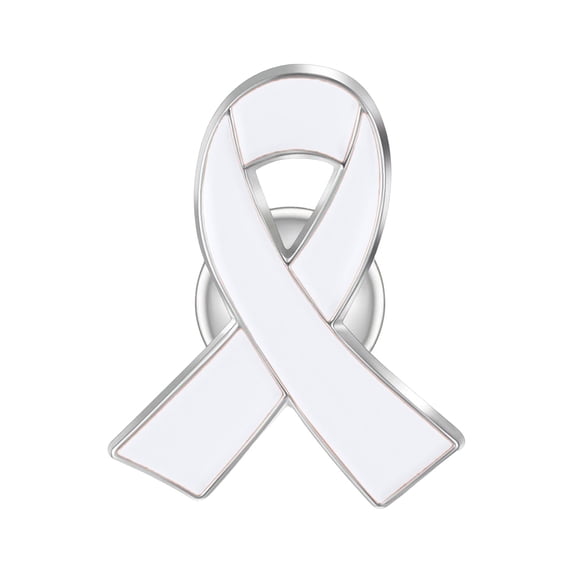AFACUHX 2PC Elegant Ribbon Breast Cancer & Awareness Lapel Pin Heart ...