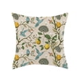 AFACUHX 2PC Floral Pillowcase Square Breathable Skin-Friendly Washable ...
