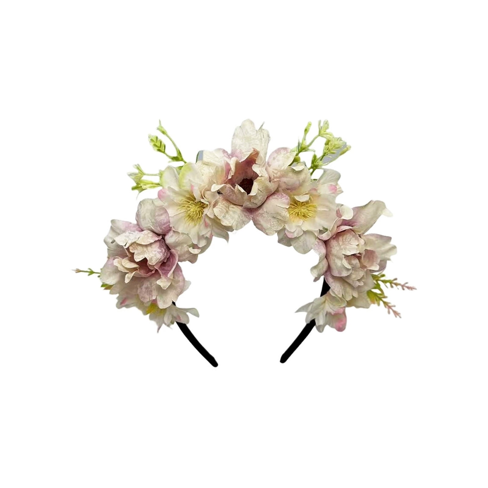 AFACUHX 2PC Flower Headband Handmade Vintage Flower Headbands Fashion ...