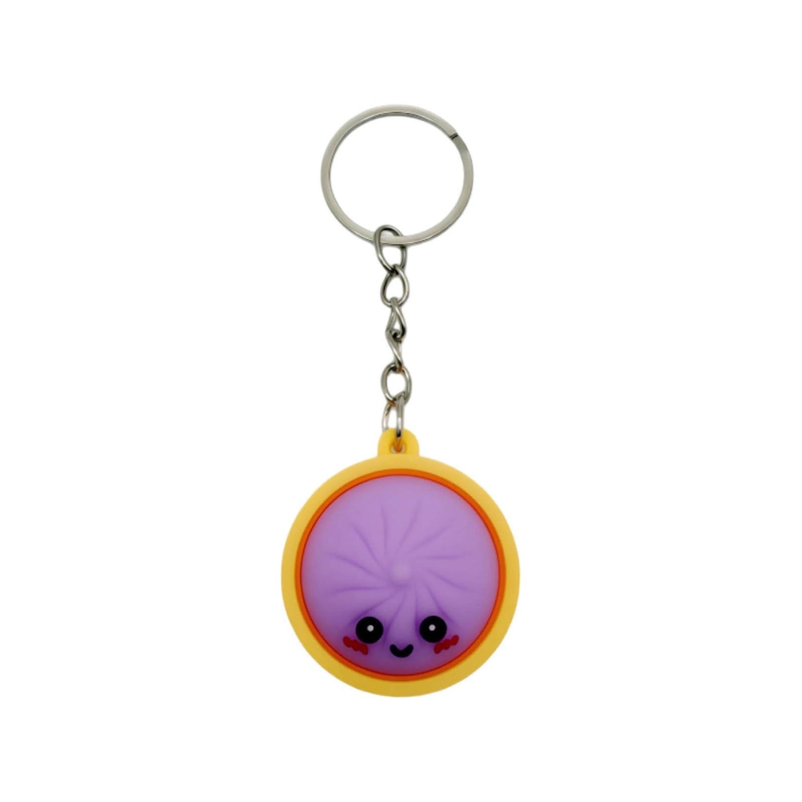 AFACUHX 2PC Glowing Dumpling Keychain Crisp Clicker Sound Touch Sensing ...