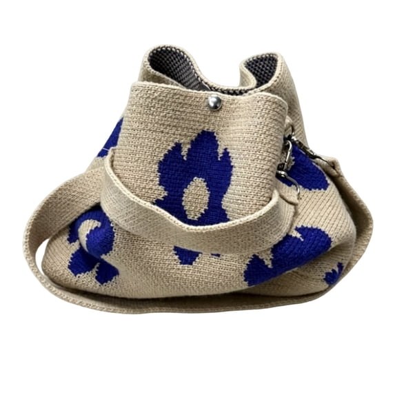 AFACUHX 2PC Reusable Knitted Tote Bag with Handles Multi-Use ...