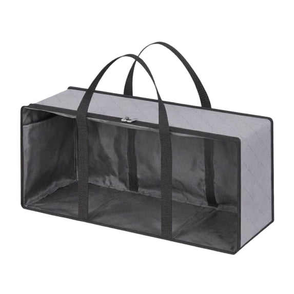 AFACUHX 3PC Large Capacity Heavy Duty Thick Clear Storage Bag with Lids ...