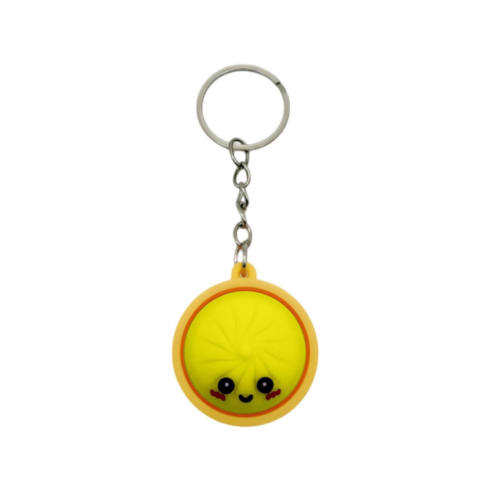 AFACUHX 4PC Glowing Dumpling Keychain Crisp Clicker Sound Touch Sensing ...