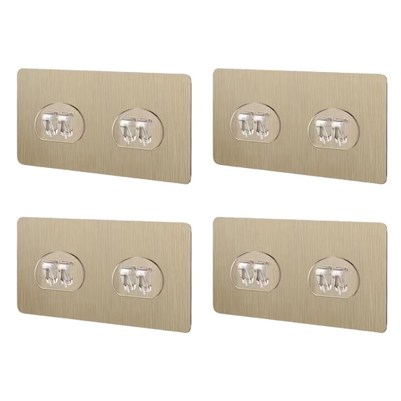 AFACUHX 4PC No-Drill Shower Caddy Adhesive Strips Sticker Hooks ...