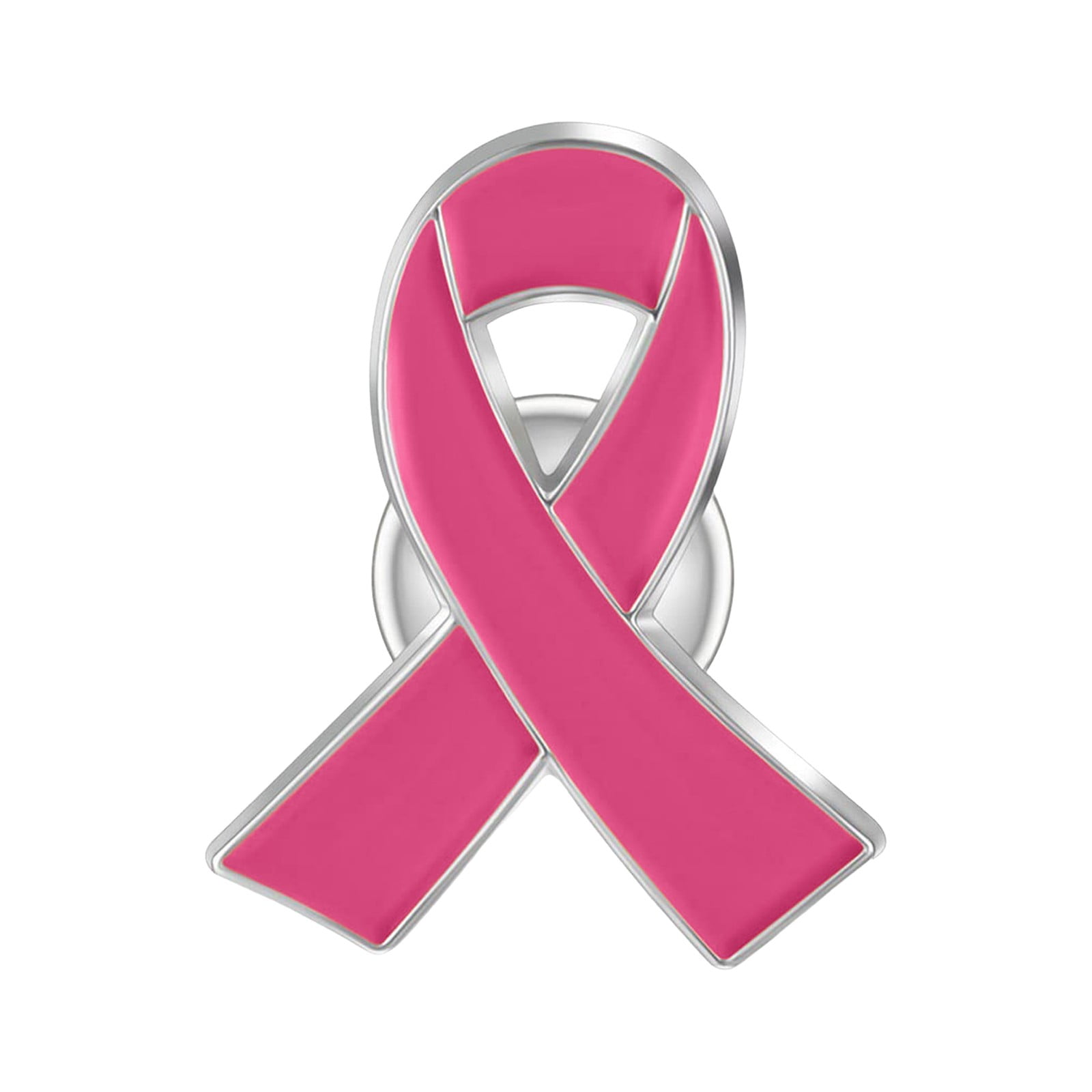 AFACUHX 6PC Elegant Ribbon Breast Cancer & Awareness Lapel Pin Heart ...