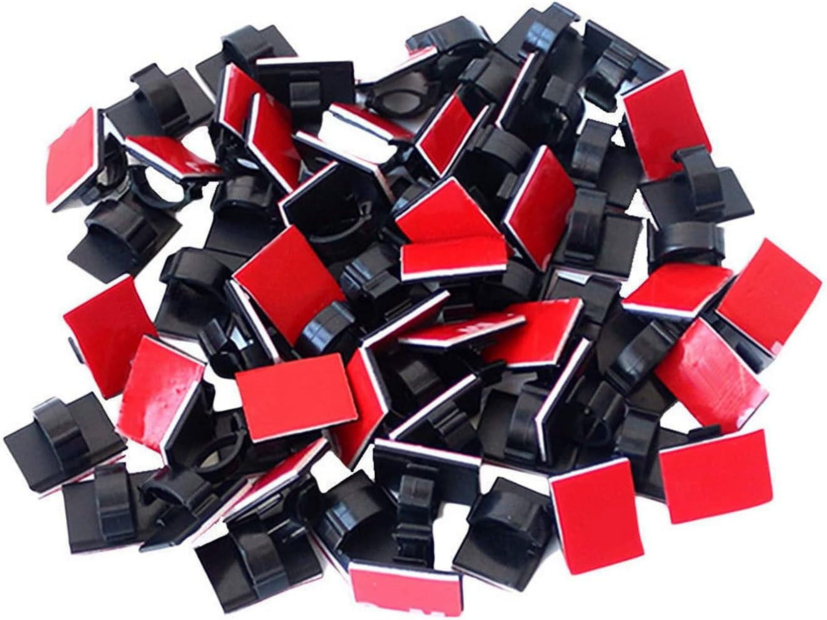 AFANQI 100pcs Adhesive Clips Strong Wire Holder, Self-Adhesive Wire ...