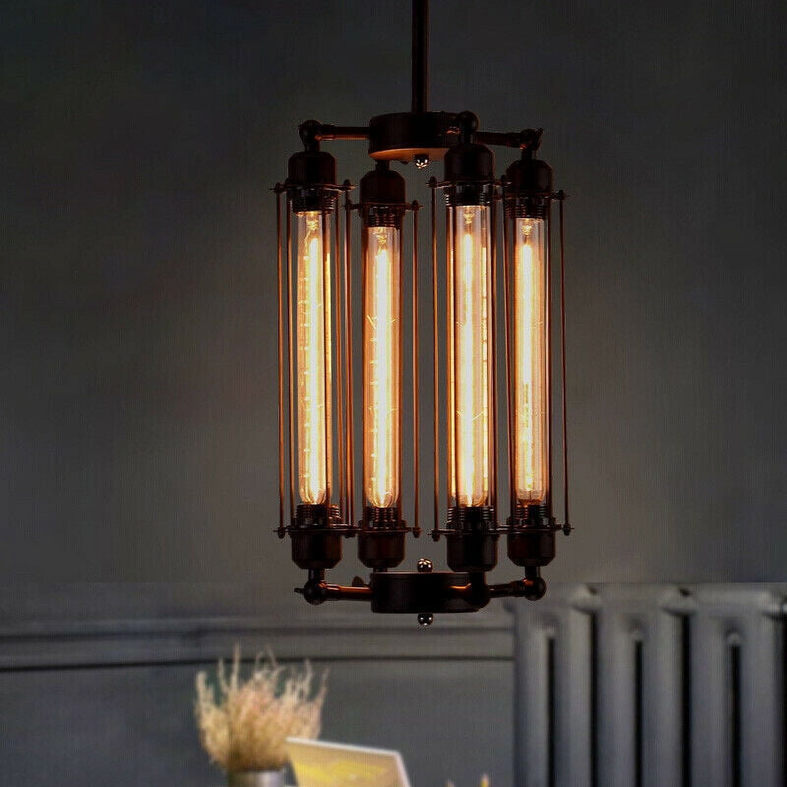AFANQI Industrial Chandelier Vintage Steampunk Style Pendant Light Loft ...