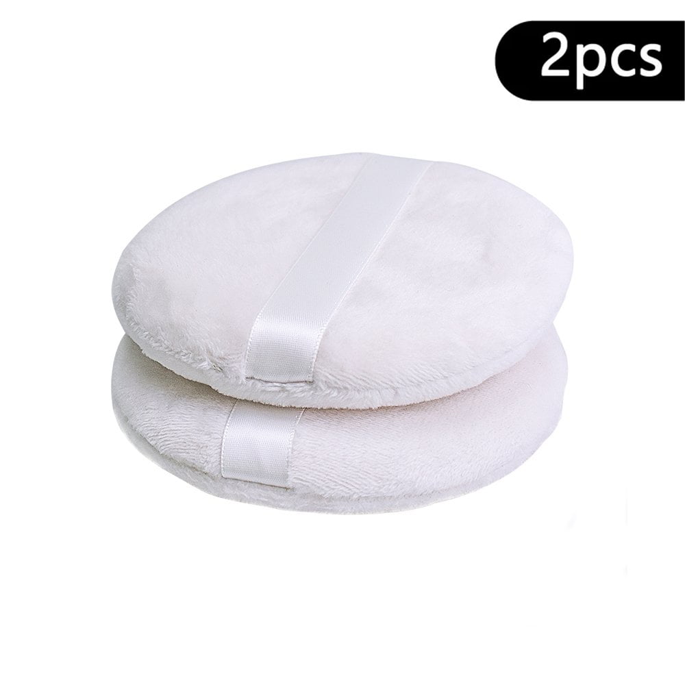 AFANSO Powder Puff Body Puff Makeup Tool with Satin Ribbon,2Pcs ...