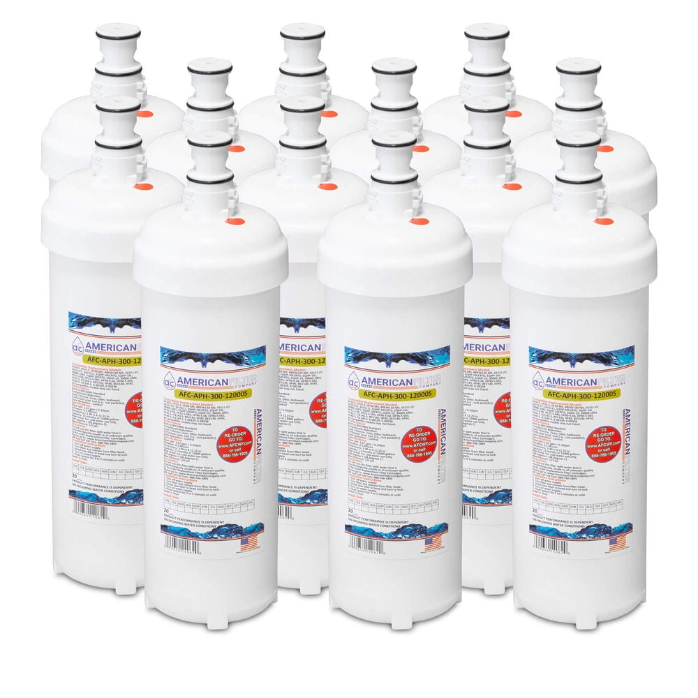 AFC® #AFCAPH300-12000K Water Filter Made in USA -12 Filters - Walmart.com