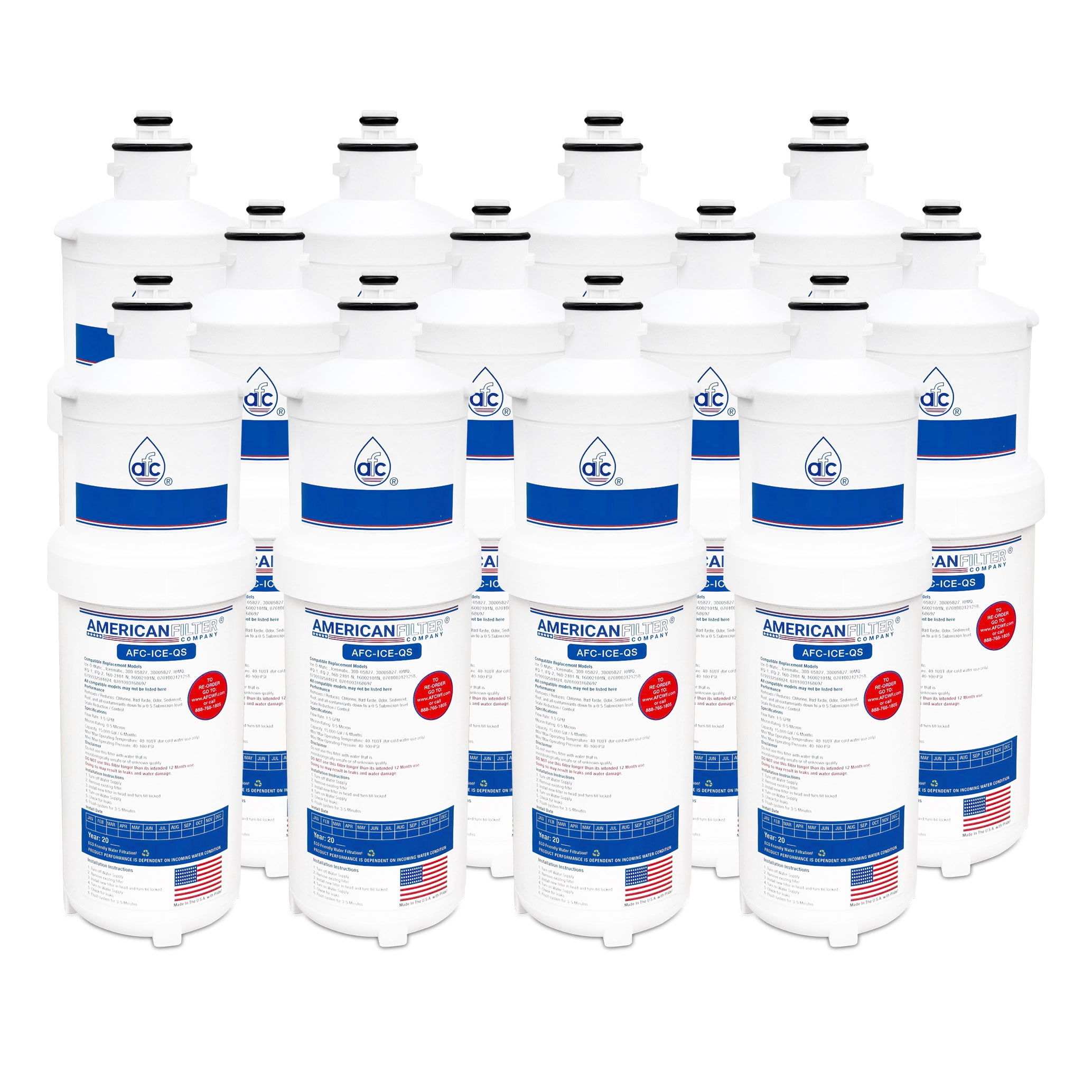 AFC® #AFC-ICE-QS, Compatible with Ice-O-Matic® IOMQ Ice Machine Water ...