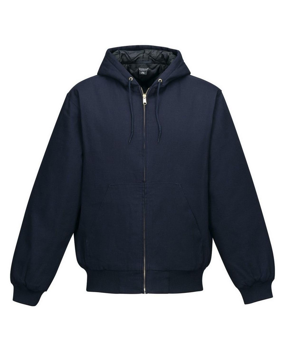 AFC Men's Workwear Hooded Jacket Quilted Lining Zip Up Warm Coat XL to ...