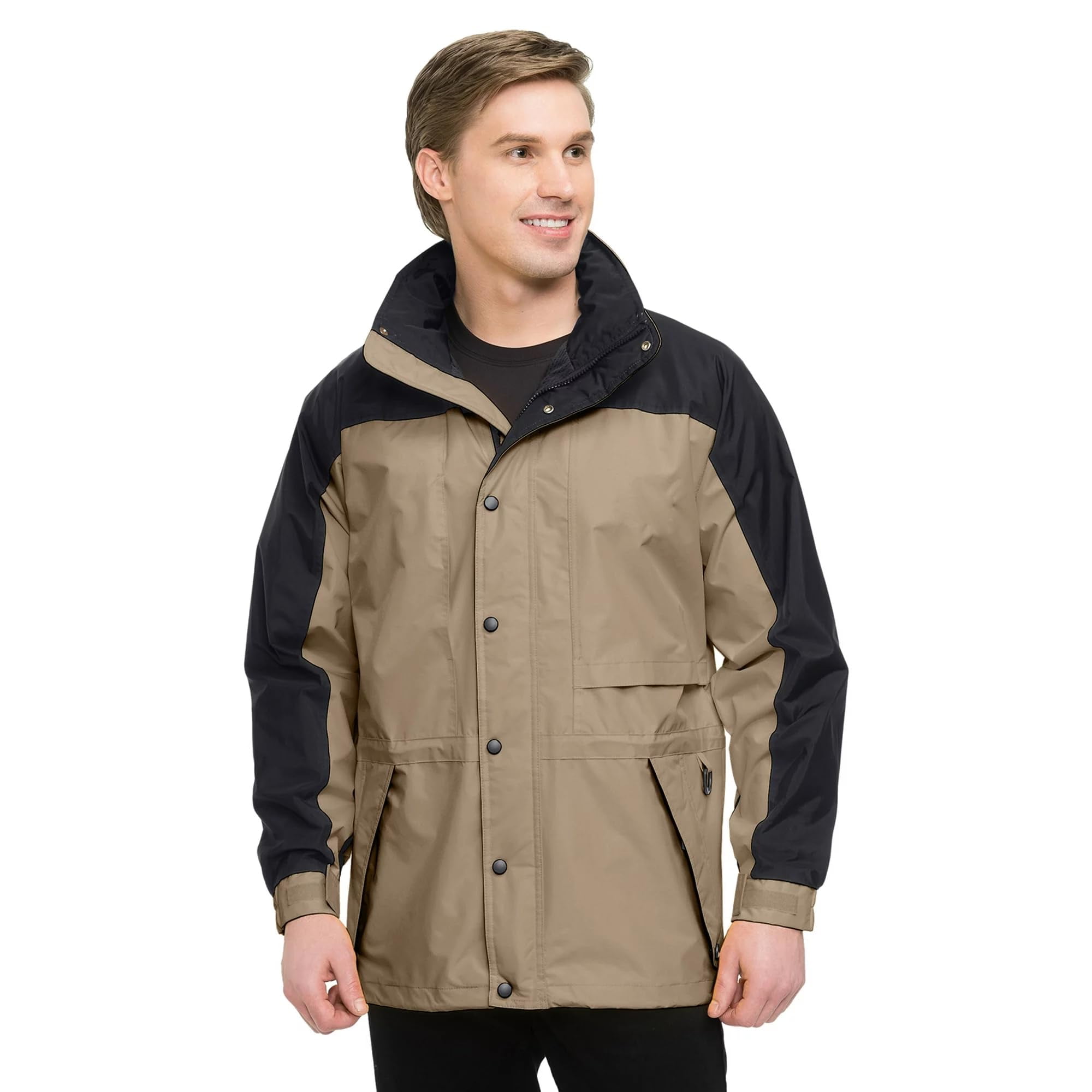 AFC Nylon Water Resistant Parka Jacket Mesh Lining 4 Colors Big & Tall ...