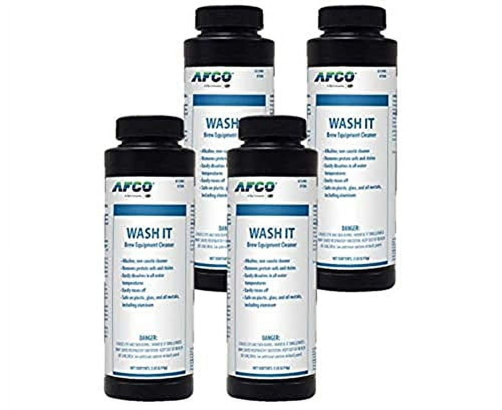 AFCO 2548 Wash It Powdered Alkaline Brew Equipment Cleaner 2 LB (Case ...