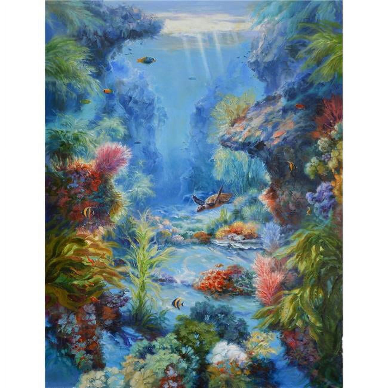 AFD Home 12008182 Under the Sea Gallery Wrap Art, Multi Color - 48 x 36 ...