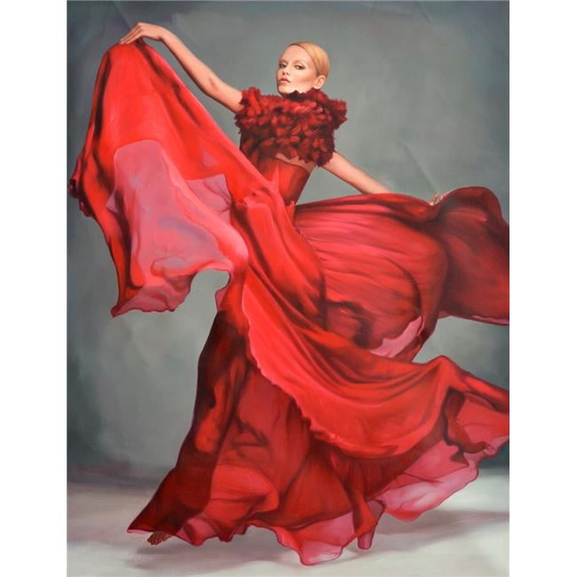 AFD Home 12011797 Stunning Flamenco Dancer Gallery Wrap Art, Multi ...