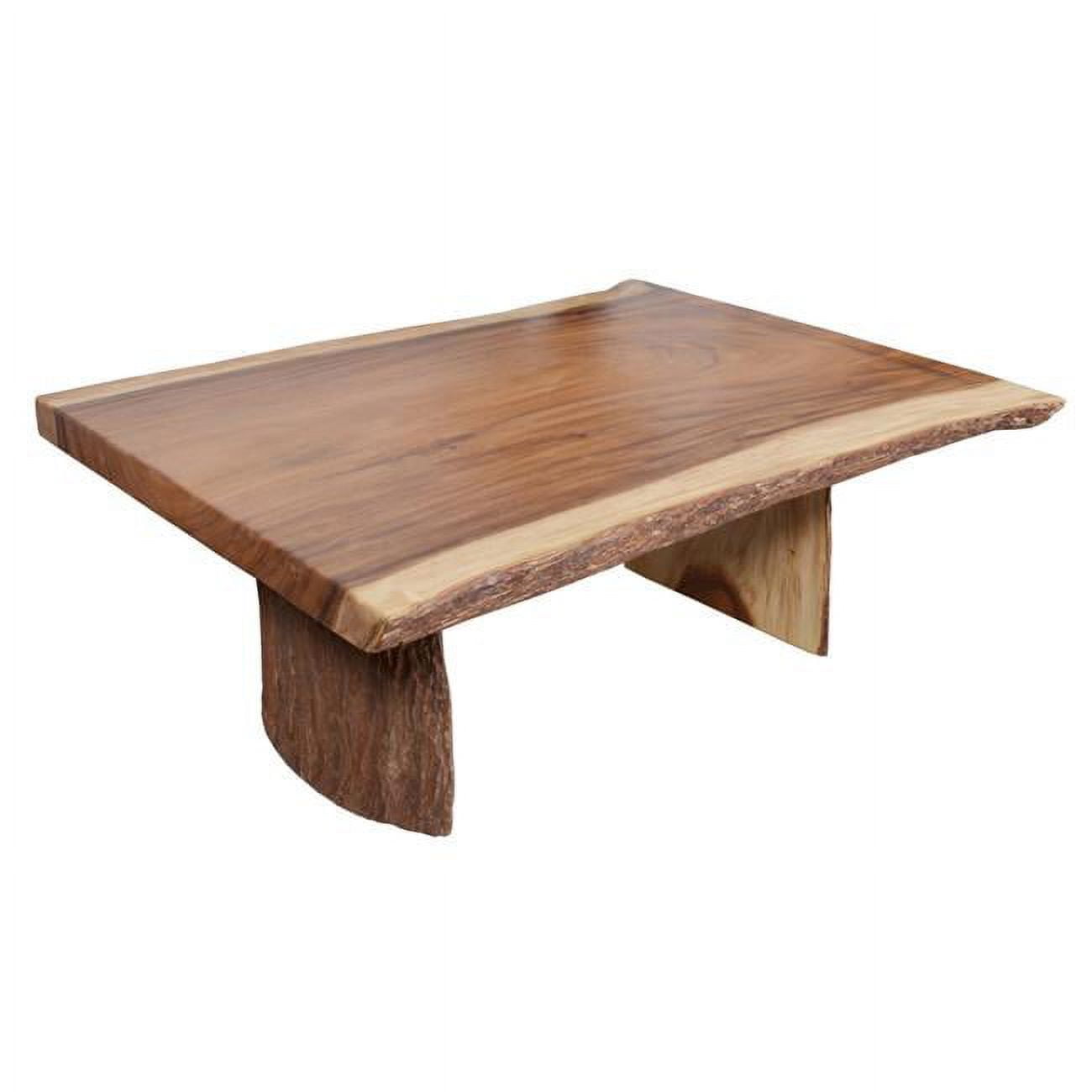 AFD Home 12020466 18 x 47.75 x 36 in. Bark Cocktail Table, Natural ...