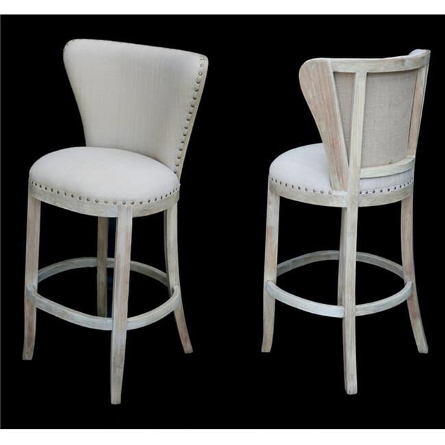 AFD Home Hardwood Upholsterers Cape Bar Stool - Walmart.com