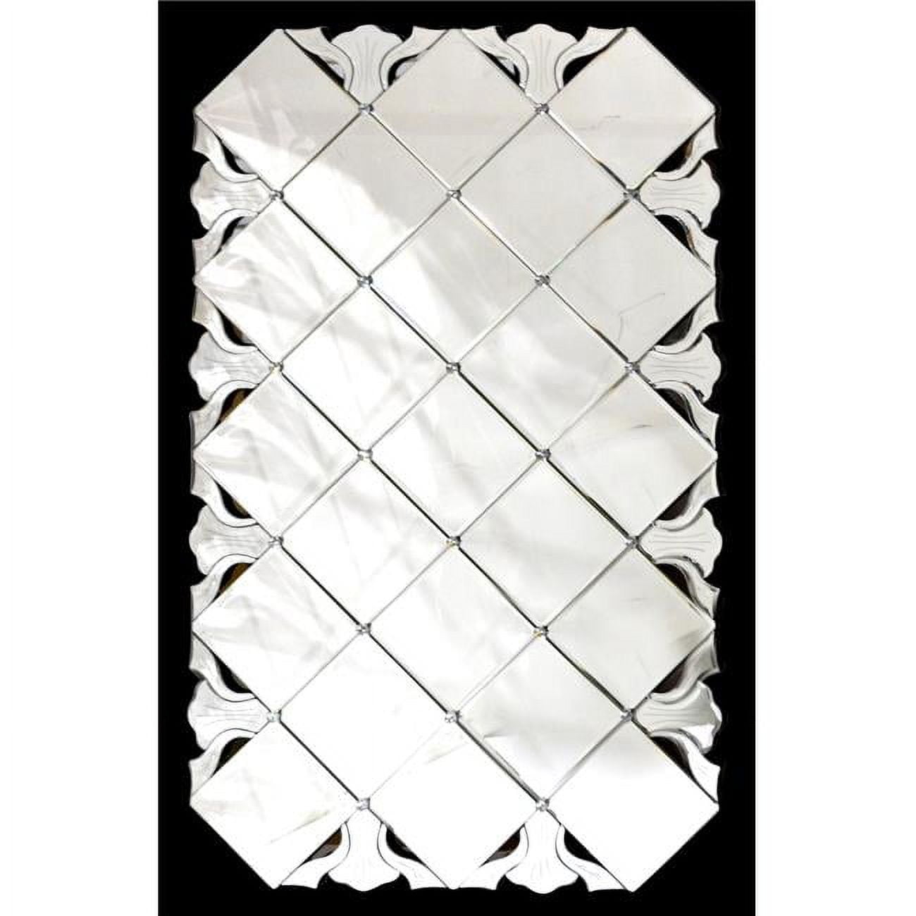 AFD Home Lattice Tulip Mirror - Mirrored - Walmart.com