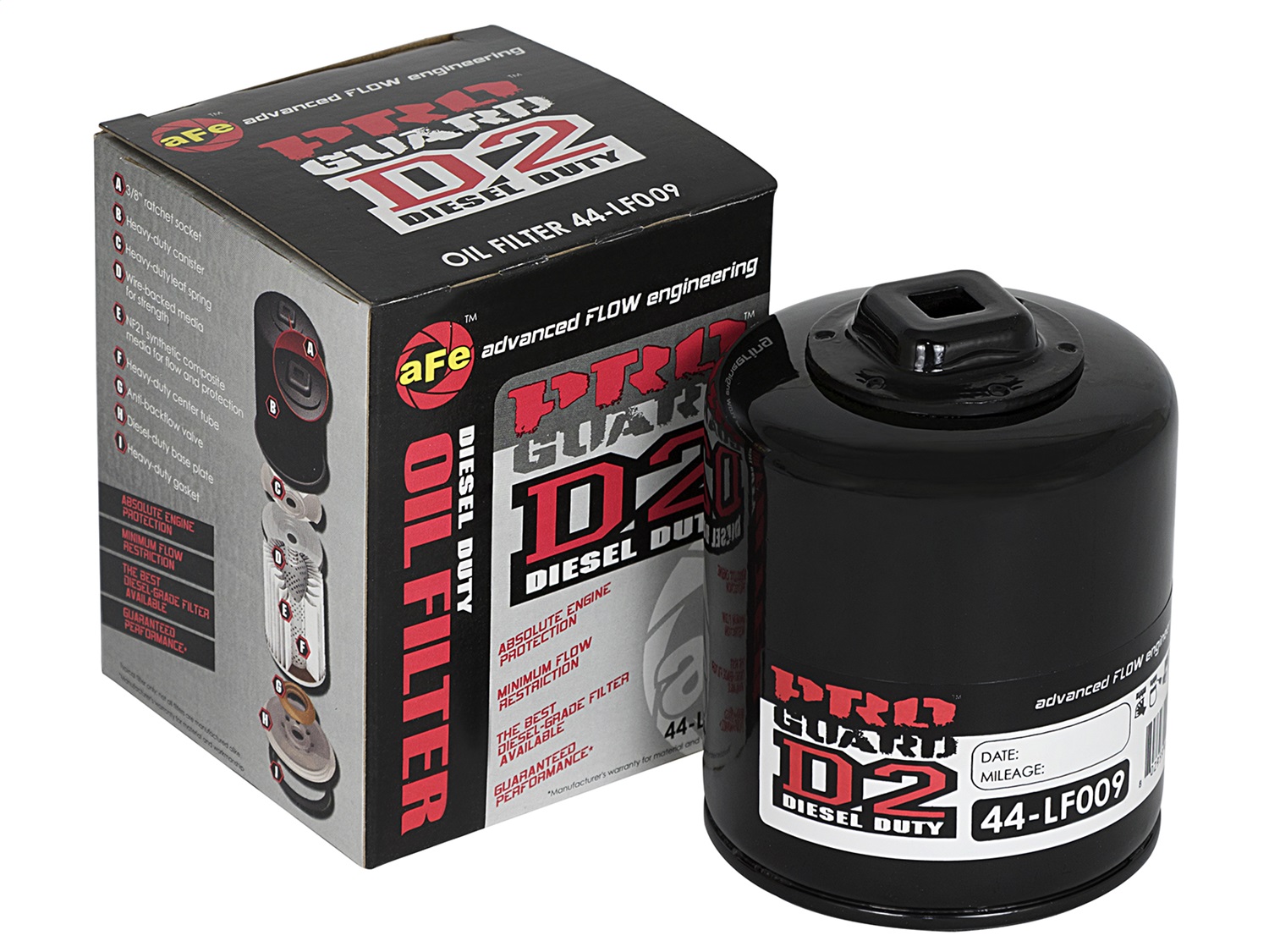 AFE Filters 44-LF009 Pro GUARD D2 Oil Filter - Walmart Business Supplies