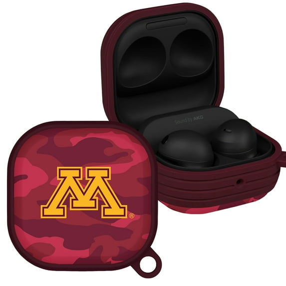 Minnesota Golden Gophers Camo HDX Case Cover Compatible with Samsung Galaxy Buds Pro & Buds Live ...