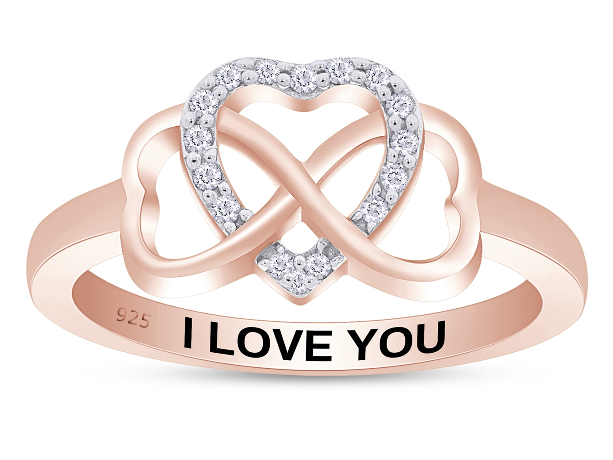Infinity heart promise ring store