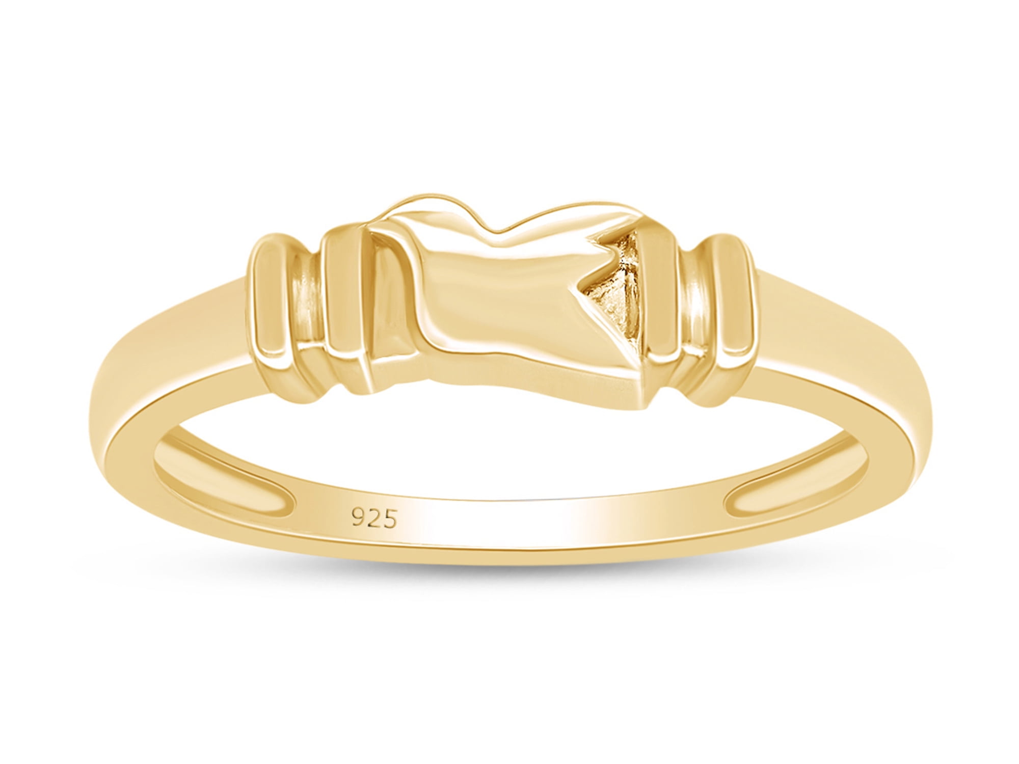 AFFY 14K Yellow Gold over 925 Sterling Silver Holy Spirit Simple Dove ...