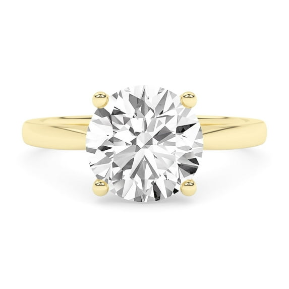 AFFY 2.00 Carat (ctw) Solitaire Engagement Rings For Women, Round Lab ...