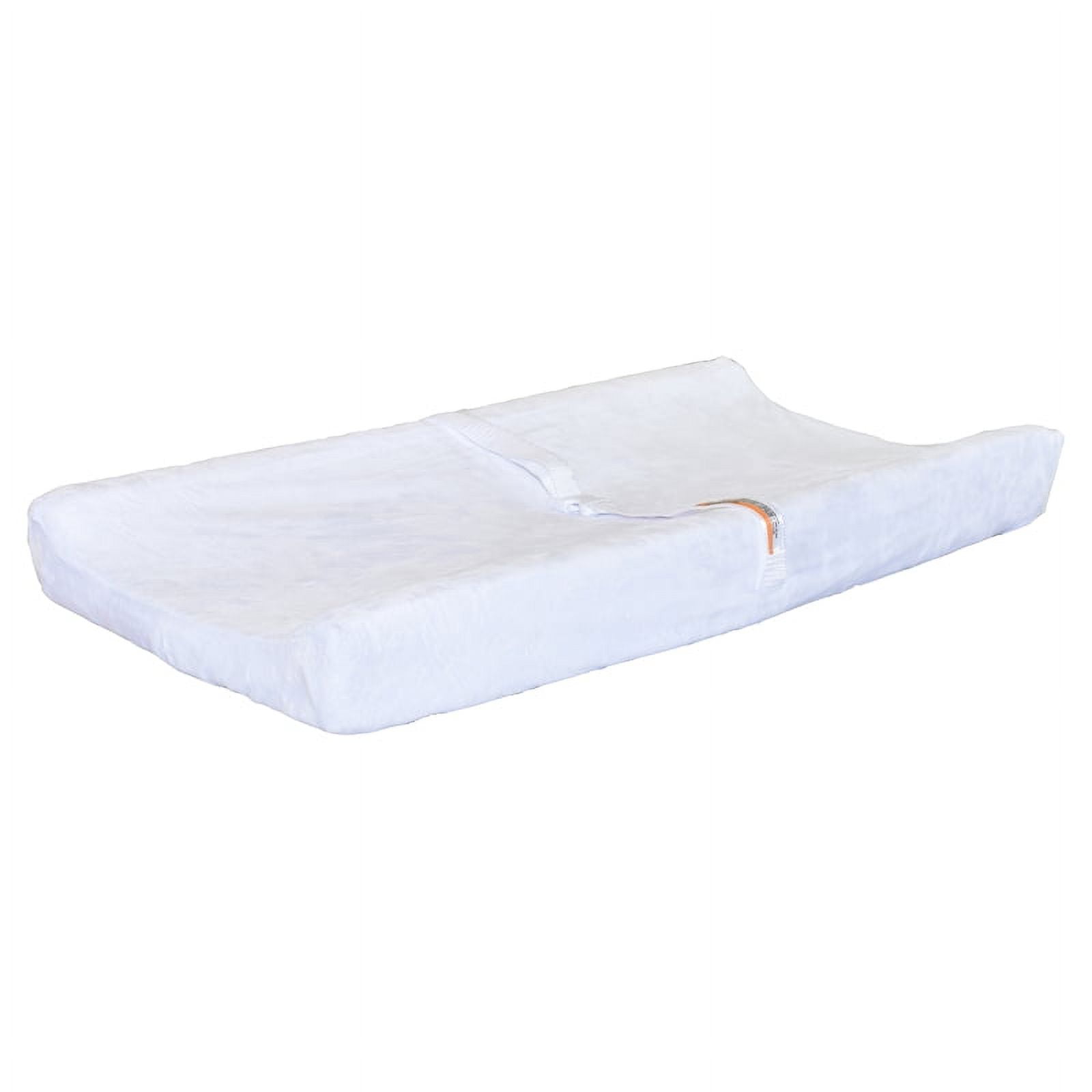AFG Baby Furniture Contoured Changing Pad Fabric Cover, White - Walmart.com