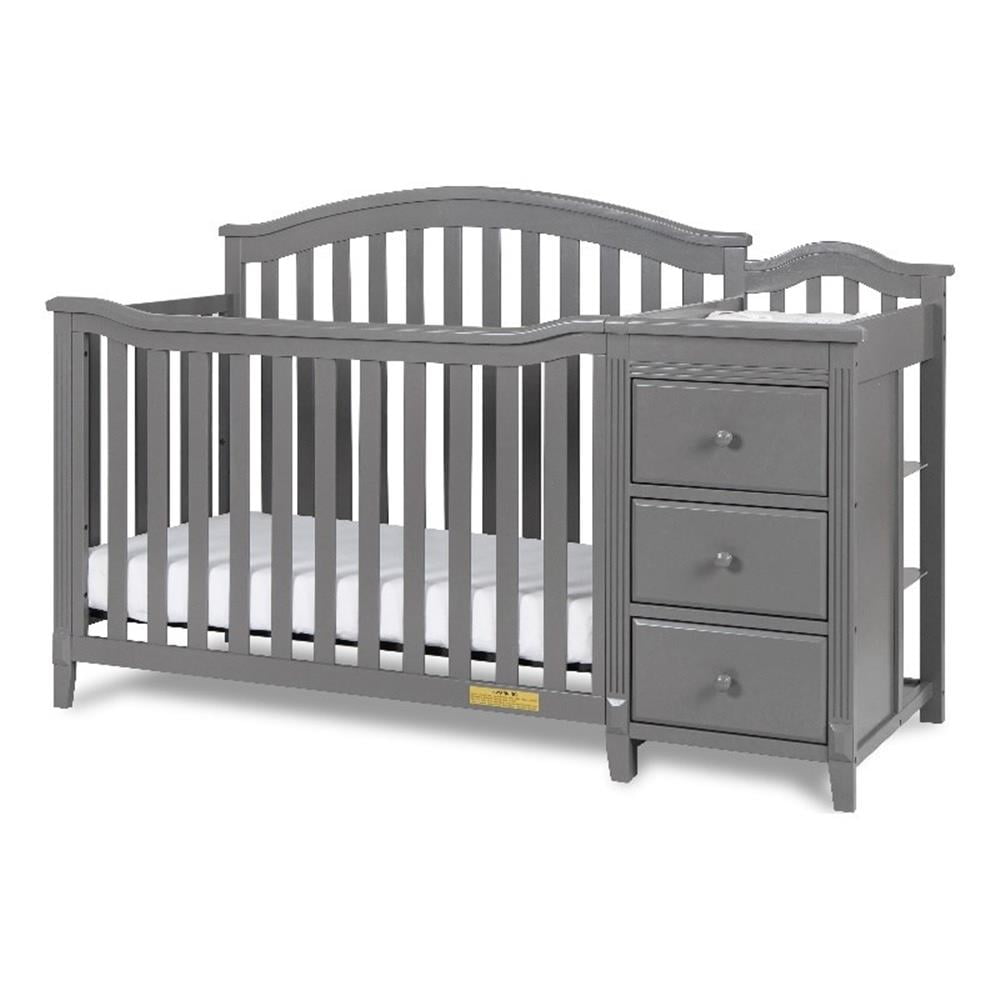 AFG Kali II 4-in-1 Convertible Crib and Changer Gray - Walmart.com