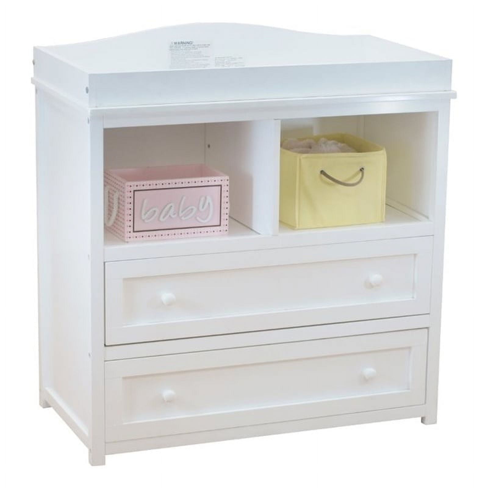 AFG Baby Furniture Leila 2-Drawer Changing Table White - Walmart.com