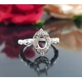 AFGEMSNJEWELLERY 925 Sterling Silver Semi Mount Oval Ring 7x5mm Prong ...