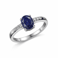 AFGEMSNJEWELLERY Beautiful Handmade Blue Sandstone Ring – 925 Sterling ...