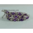 AFGEMSNJEWELLERY Natural Amethyst Tennis Bracelet- 925 Sterling Silver ...