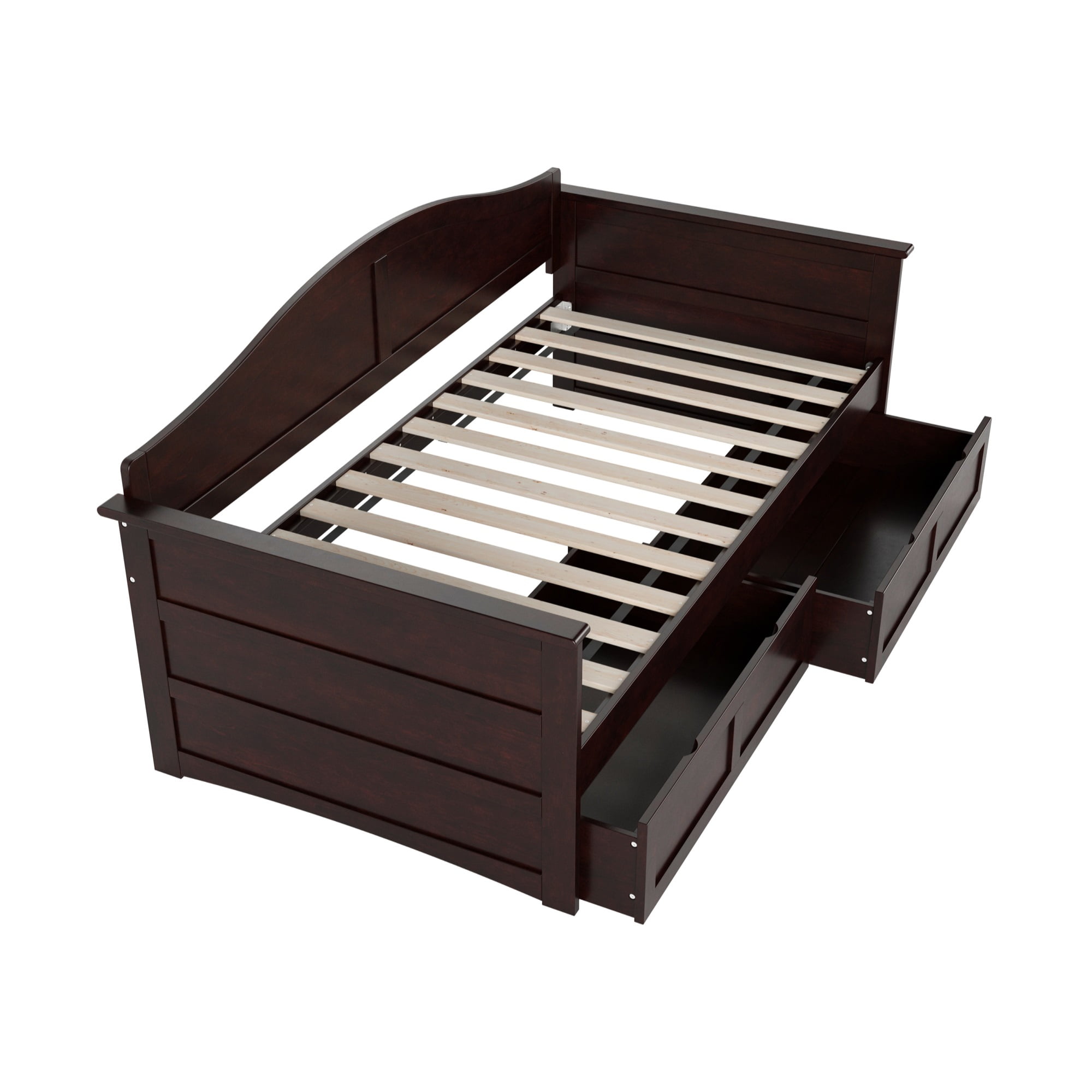 AFI Acadia Twin Wood Daybed with Set of 2 Drawers in Espresso - Walmart.com