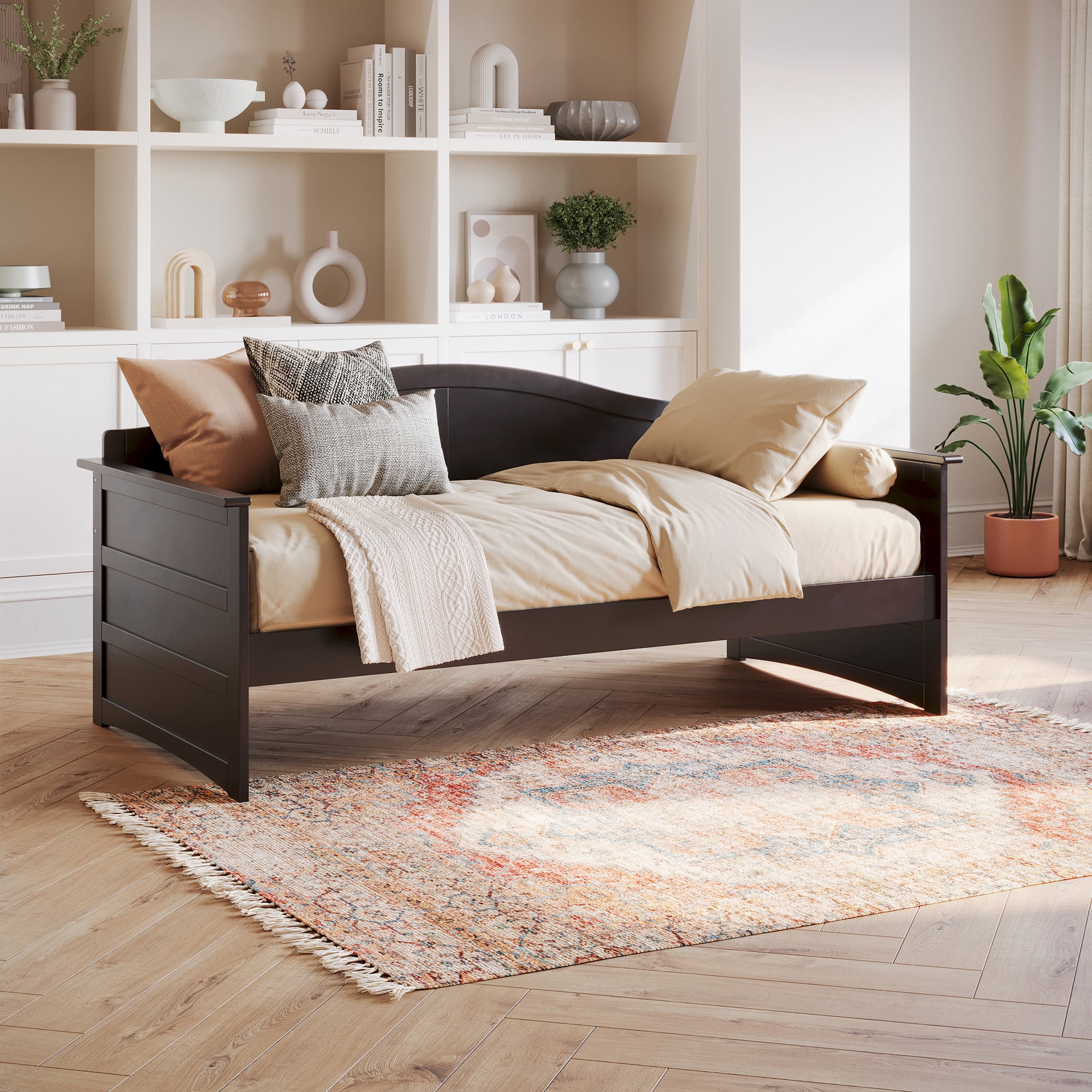 AFI Acadia Wood Twin Size Daybed Frame, Espresso - Walmart Business ...