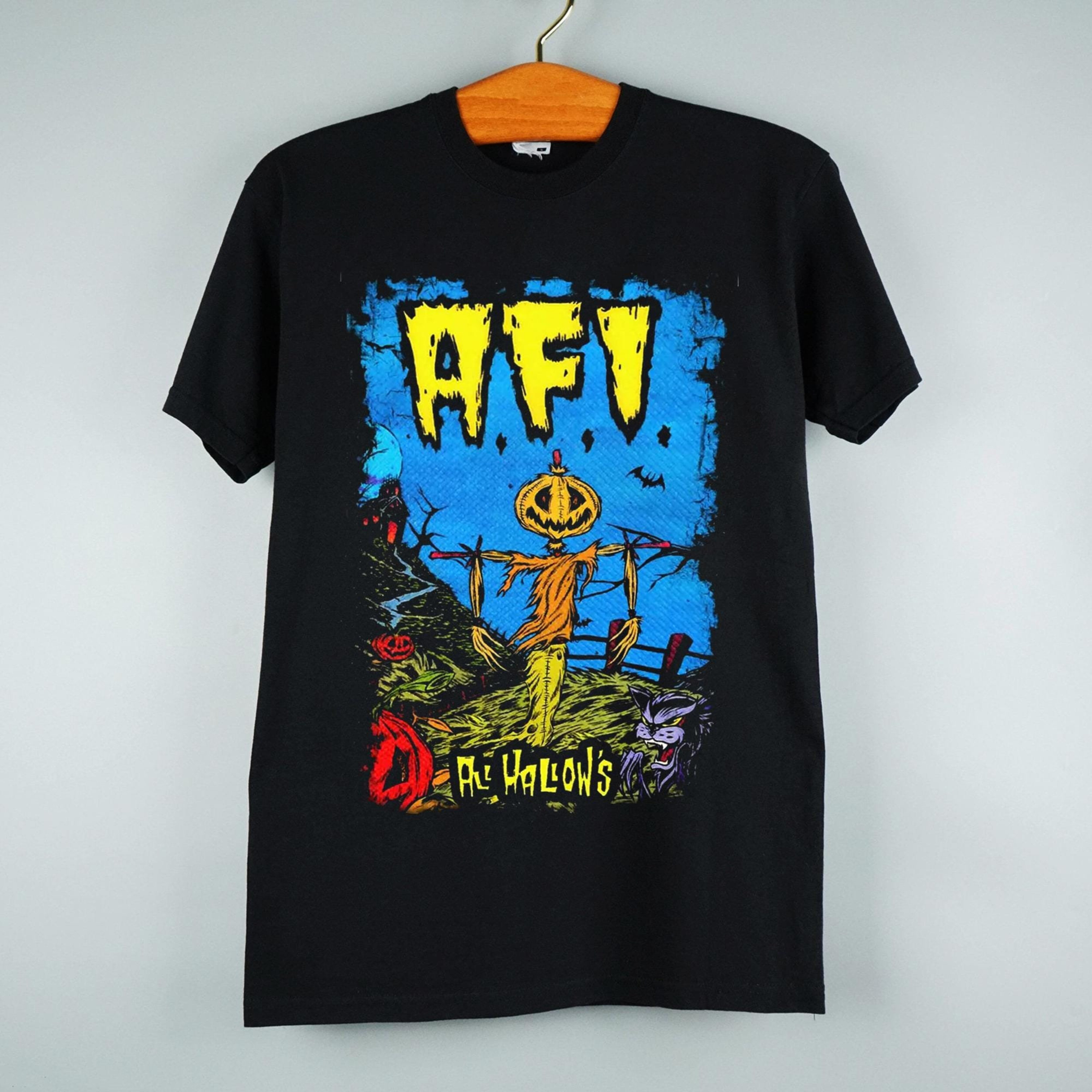 AFI Band T-Shirt, Halloween AFI Shirt, AFI All Hallow's E.P Rock Shirt ...