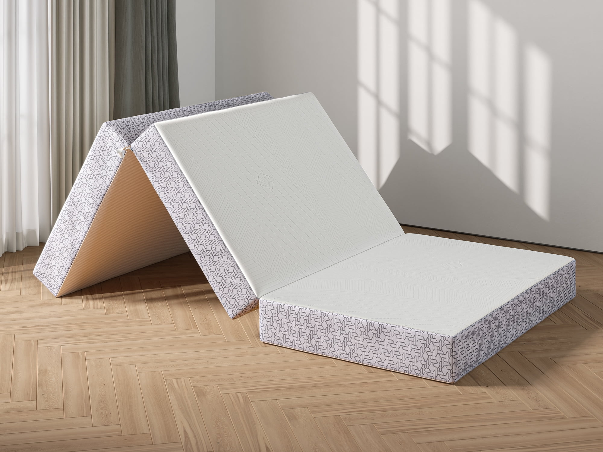 AFI CoolSoft 6" Twin XL Folding Memory Foam Mattress - Walmart.com