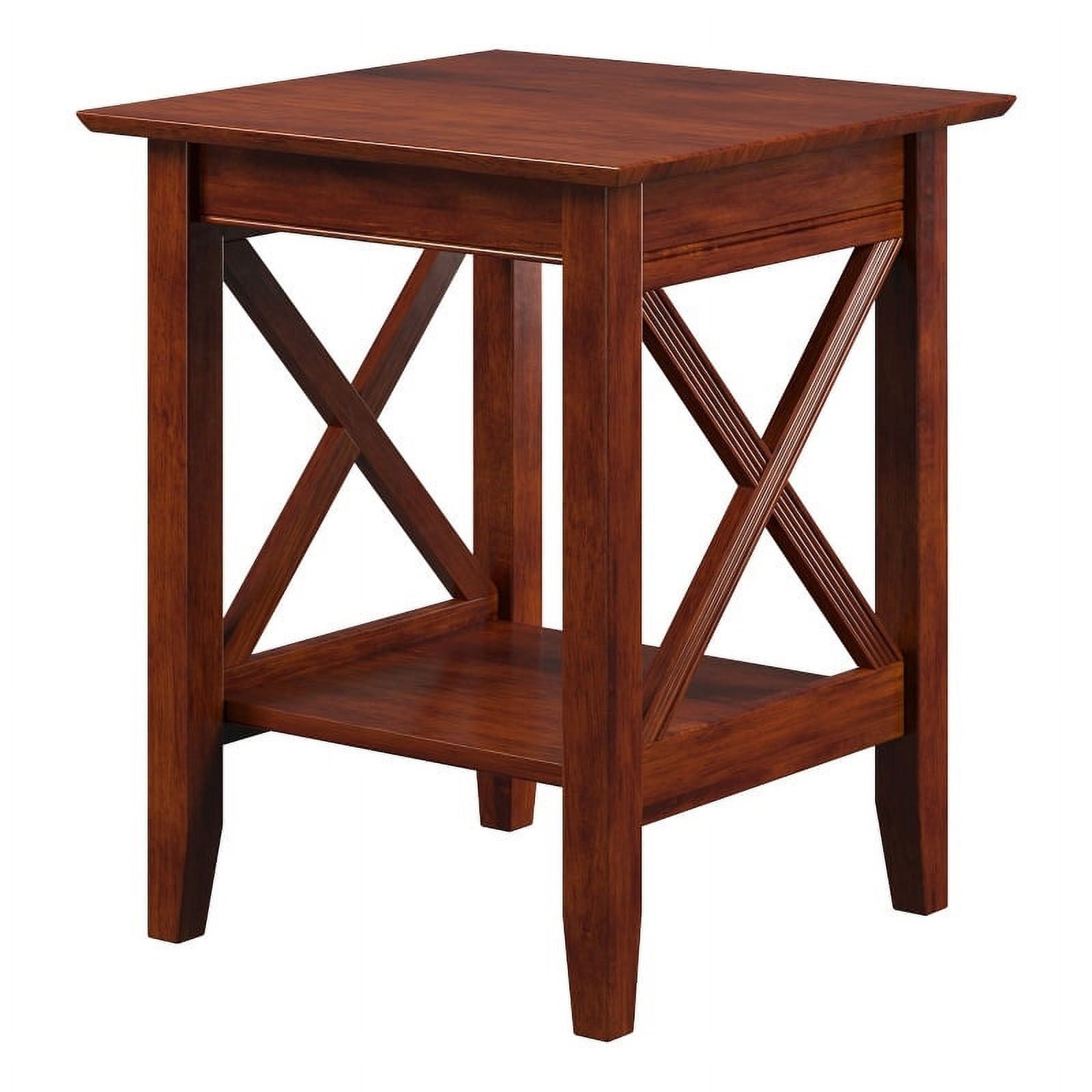 AFI Lexi Transitional Solid Wood Contemporary Printer Stand in Walnut ...