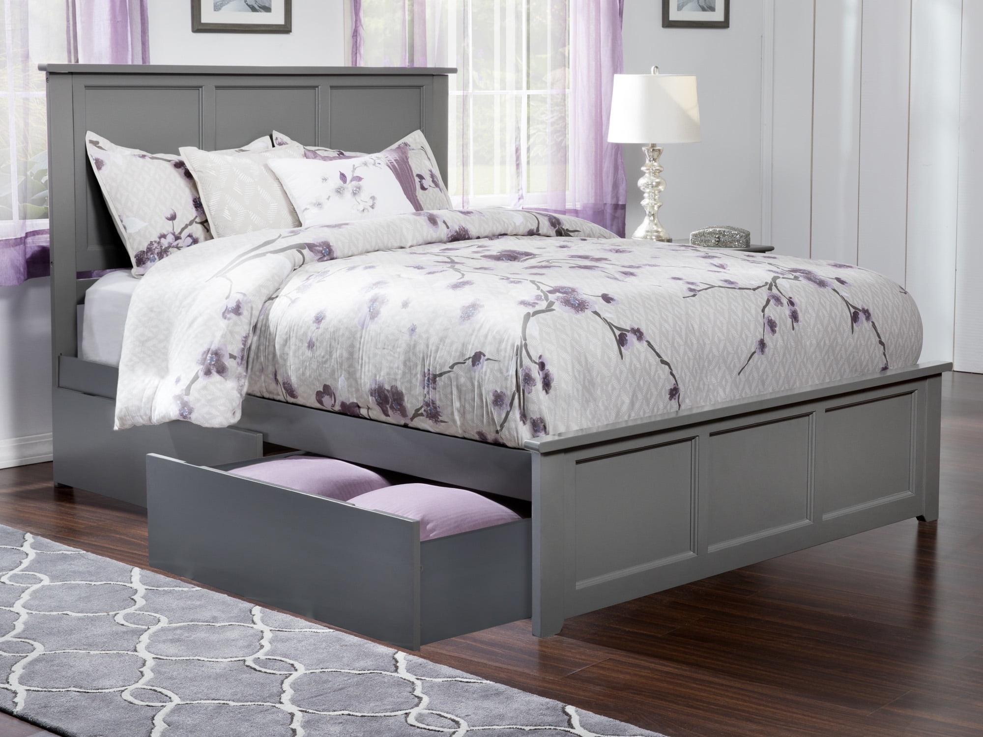 Free Shipping! AFI Madison Queen Solid Wood Platform Bed with Headboard ...